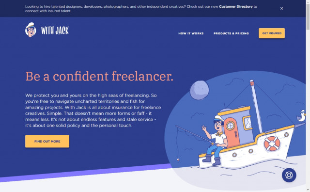 13 Best Navy Blue Web Designs for Inspiration | Fireart