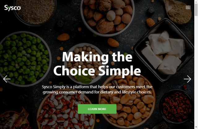 Food Product Website Design Examples