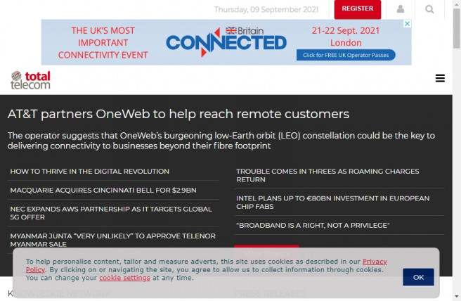 14 Best Online Telecom Website Design Examples | Fireart