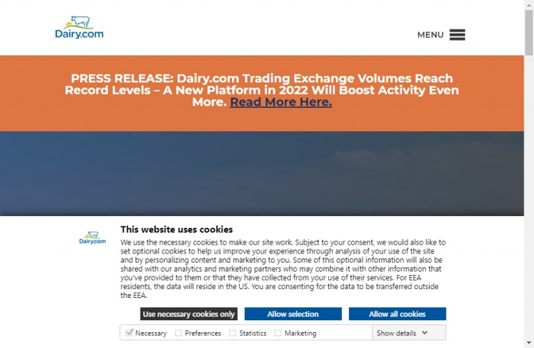 18 Best Online Dairy Website Design Examples | Fireart