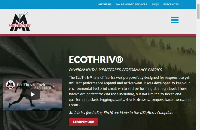 12 Best Textiles Website Design Examples | Fireart