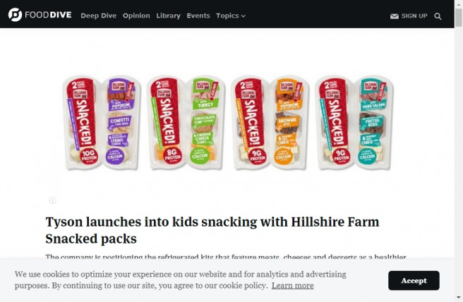 16 Best Online Food Product Website Design Examples | Fireart