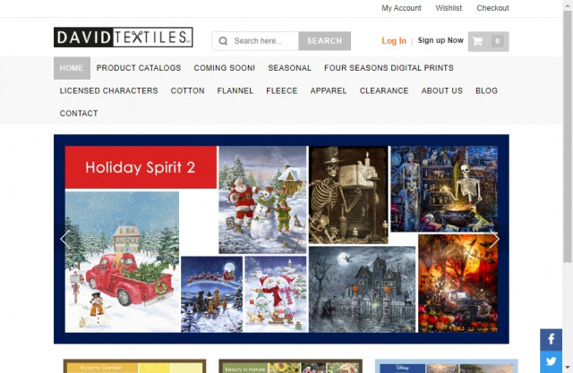 12 Best Textiles Website Design Examples | Fireart